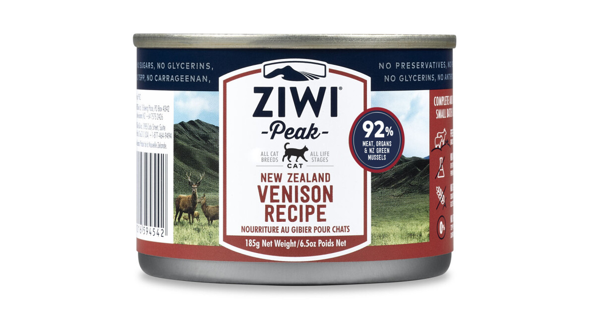 ZiwiPeak kissa Uuden-Seelannin peura 185g » Vaasan Eläinkeskus